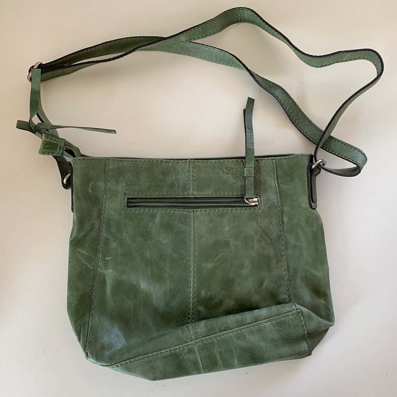 Colorado Green Leather Cross Body Bag Handbag