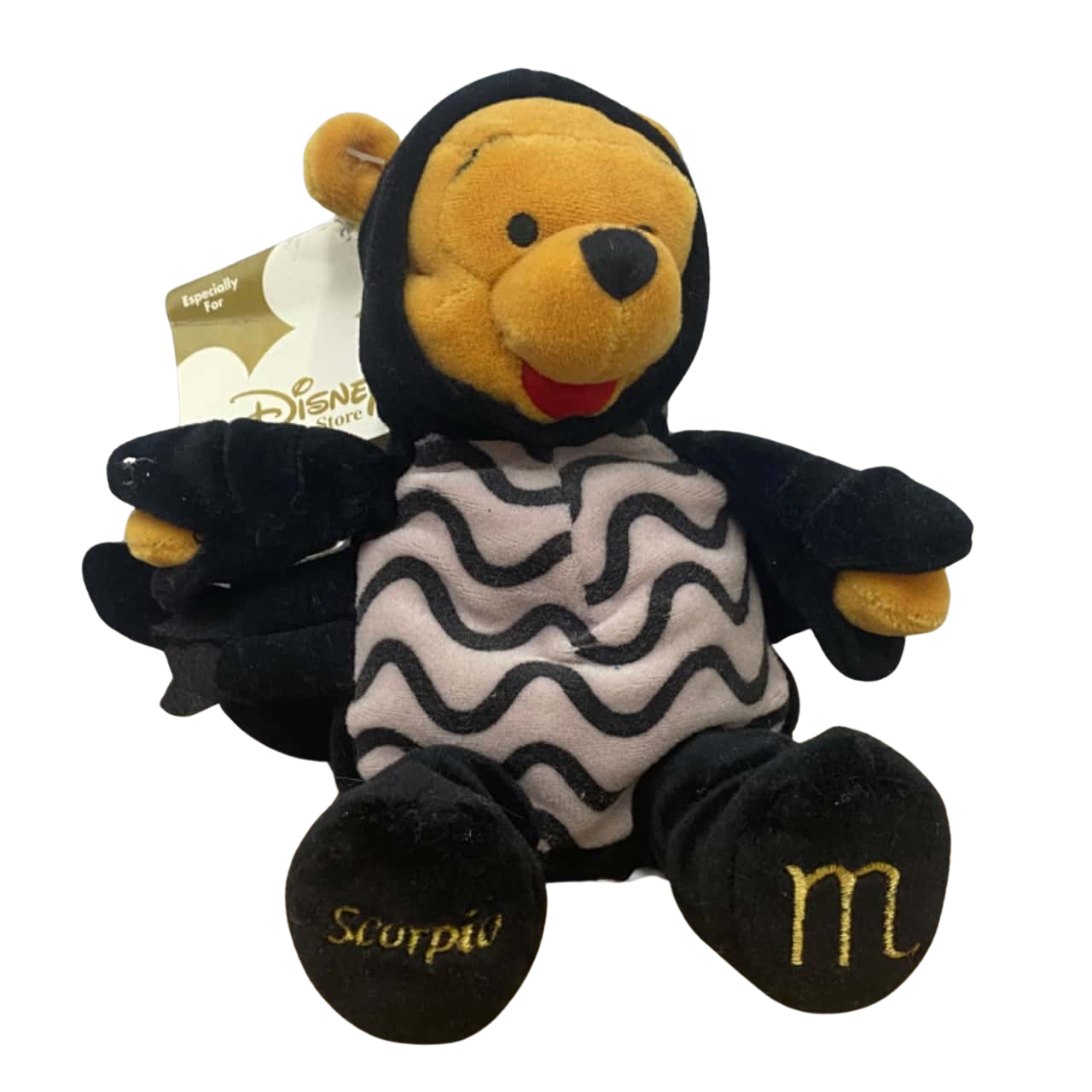 Disney Winnie The Pooh Scorpio Zodiac Bean Bag 8” Plush