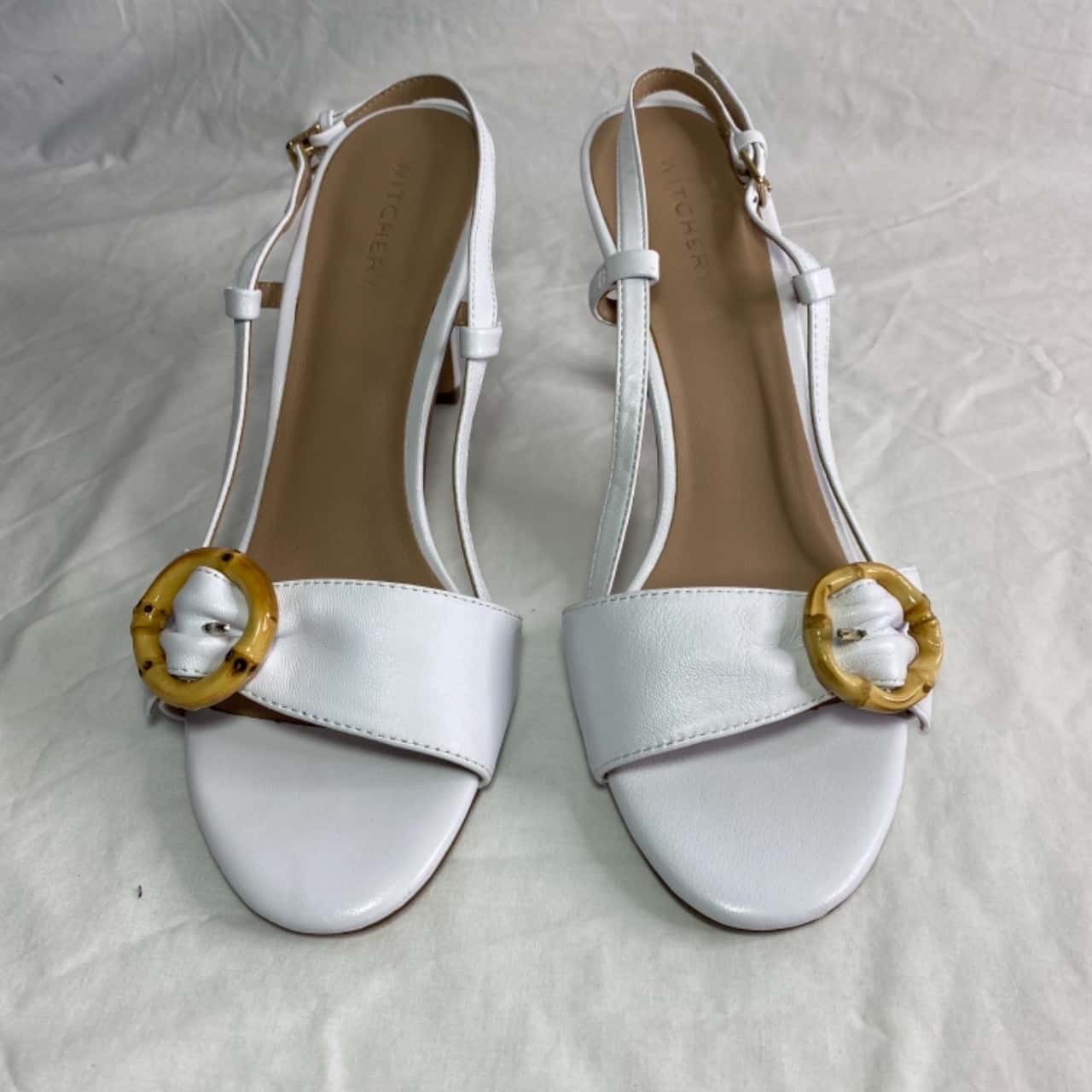 Witchery White Leather Heels(s)