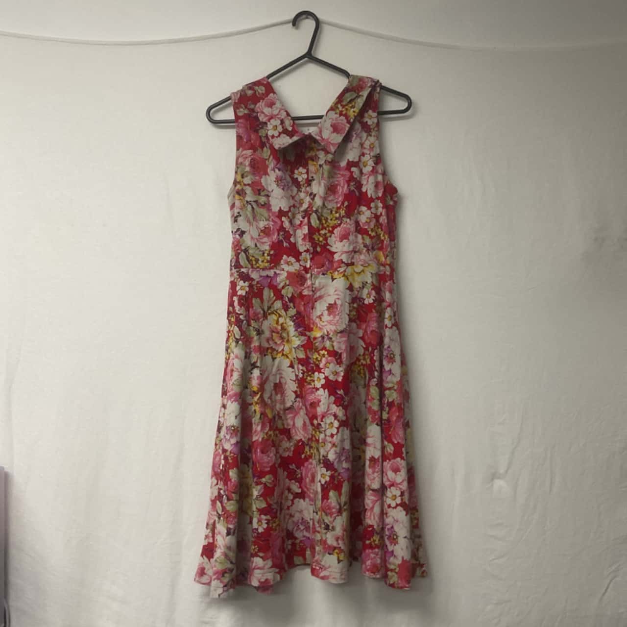 Women’s Lindy Bop Size 14 Floral Dress Floral / Pink / Red / Yellow (s)