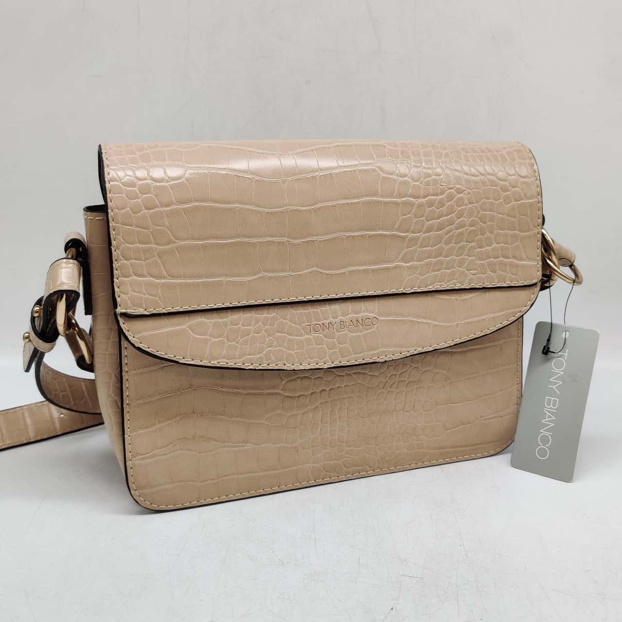 BNWT Tony Bianco Womens Crossbody Satchel Handbag Animal Print / Beige ...