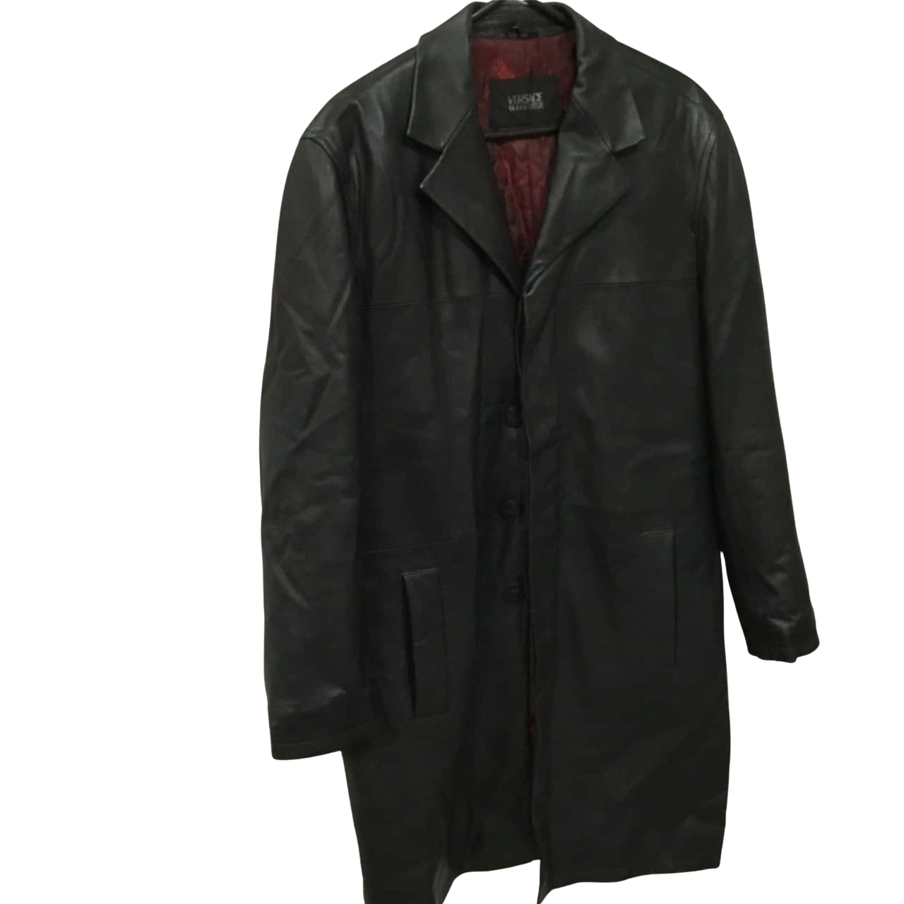 Mens Size 46 Open Jacket Black leather(s)