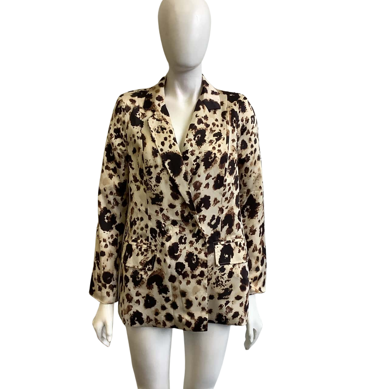BNWT Missguided Women's Size 10 Blazer Animal print (s)