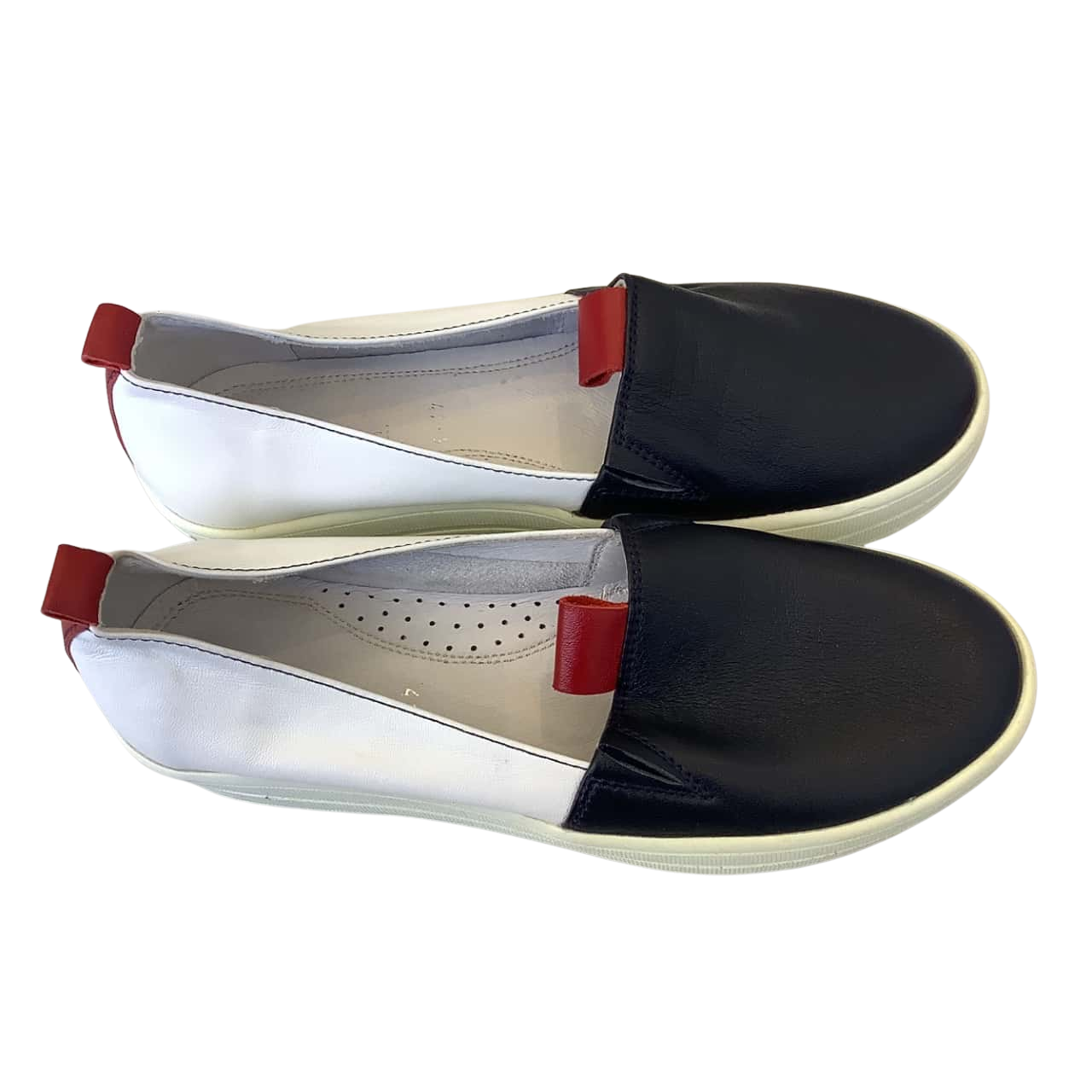 Vitto Rossi Womens Size AUS 7.5-8 Flat Shoes White/Black(s)