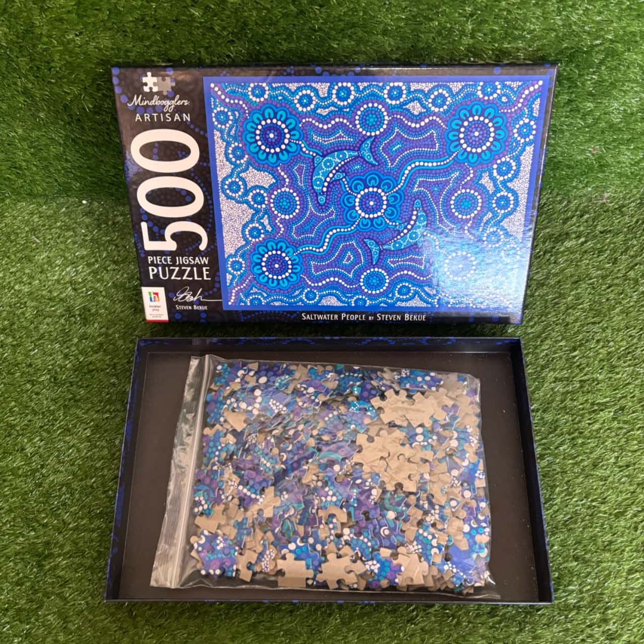500-Piece Mindbogglers “Saltwater People” Artisan Jigsaw Puzzle,