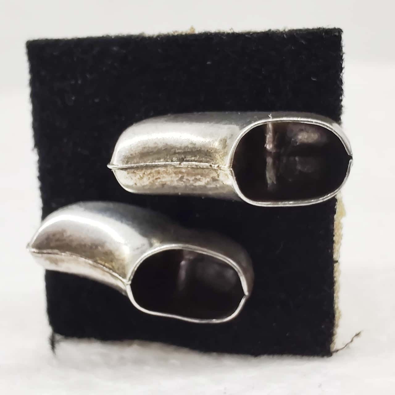 Silver Clog Studs 1.5cm long Hand Made(s)