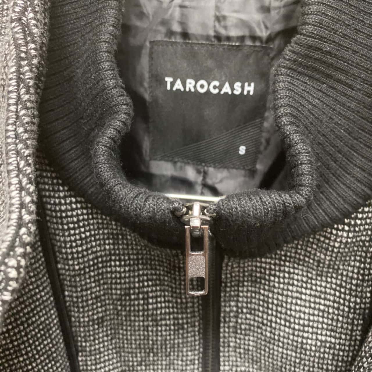 Tarocash Men's Jacket Size S Black / White