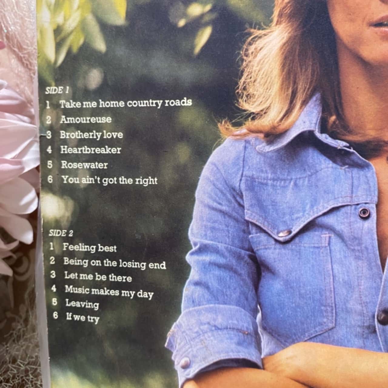 Let me be there Olivia Newton John Vinyl