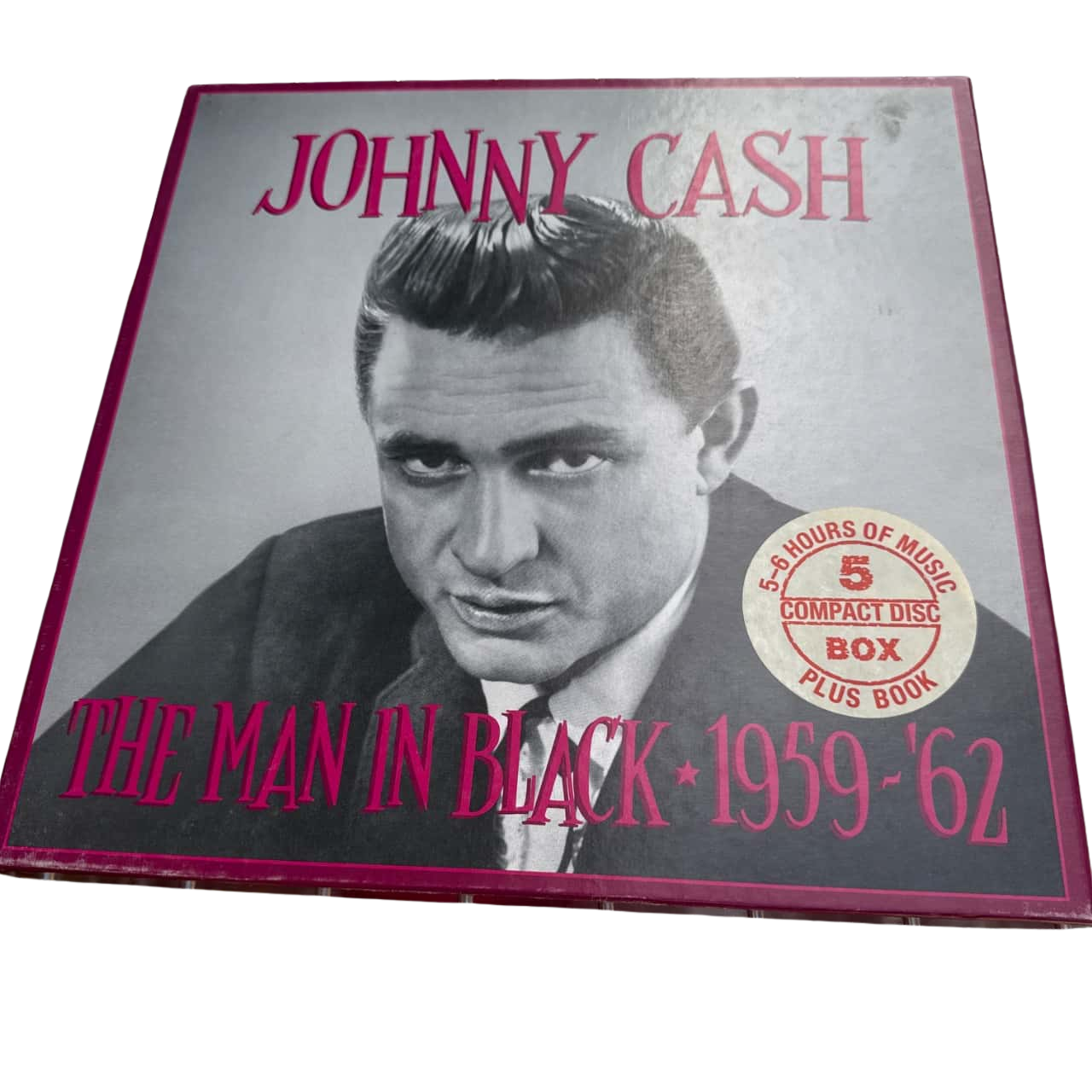 Johnny Cash The man in black Cd disc box 1959-62