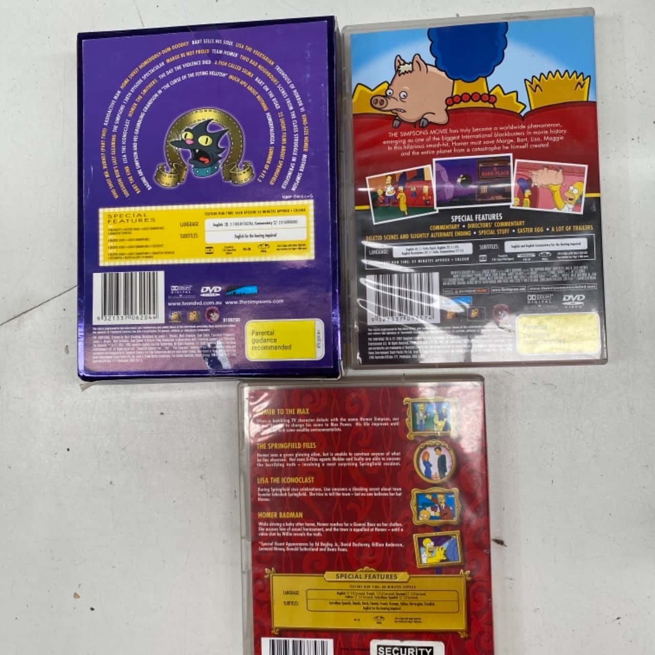 The Simpsons DVDs (s)