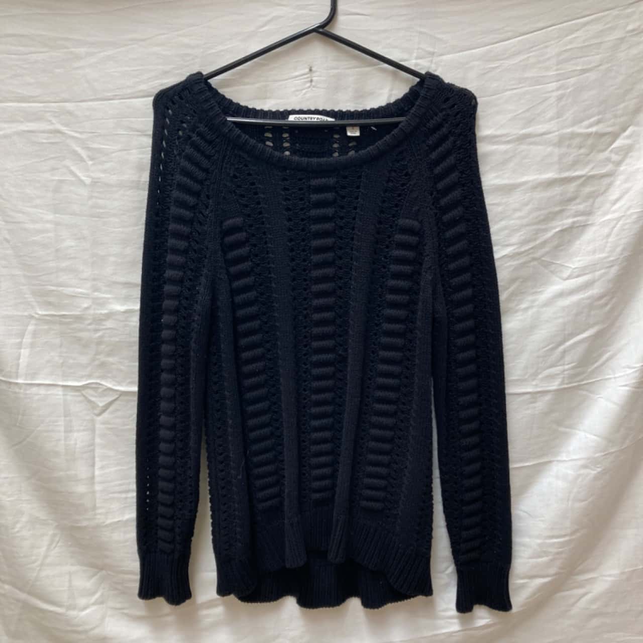 Country Road Womens Jumper Size S Black(s)