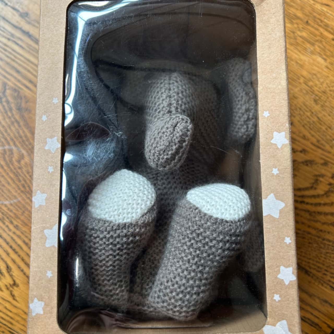NEW Jack n Jill Knitted elephant 0+ months (s)