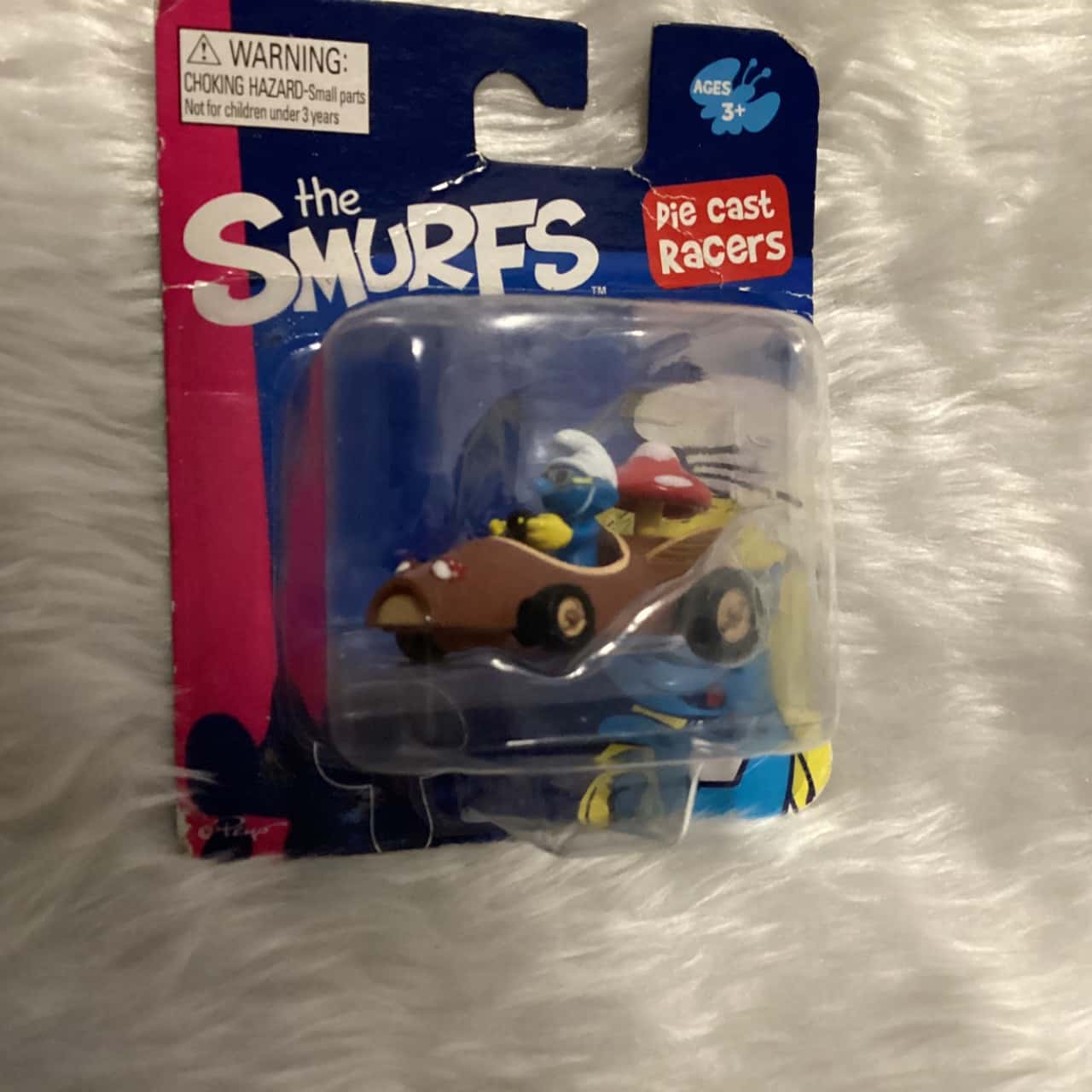 Smurf die cast racer