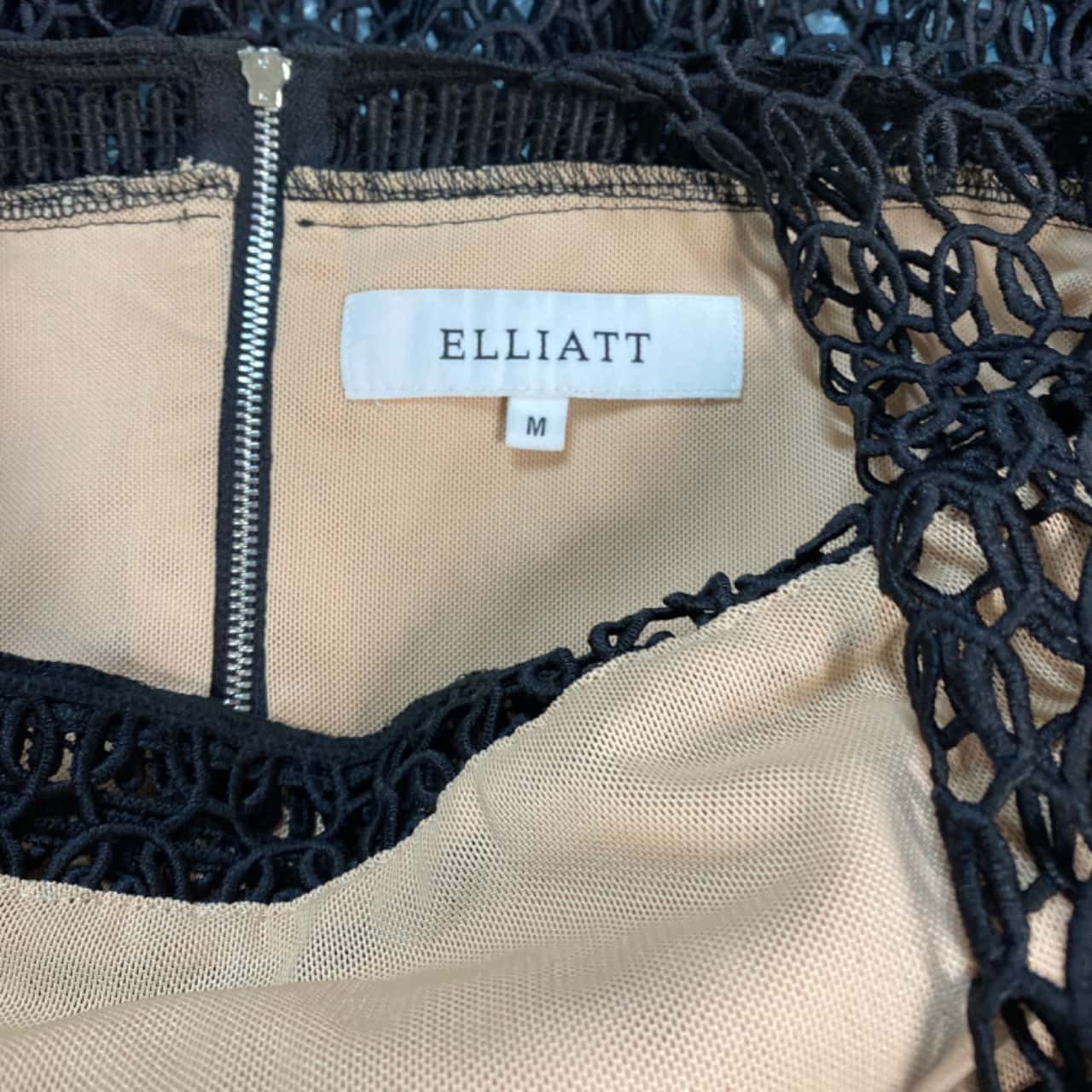 Womens Elliatt Black Lace Dress Size M