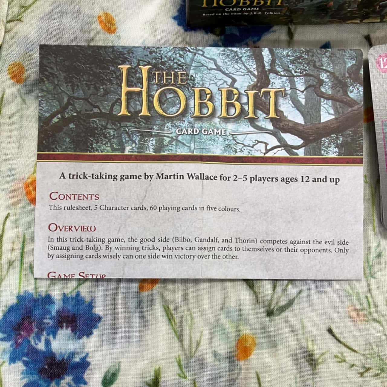 The Hobbit Card Game