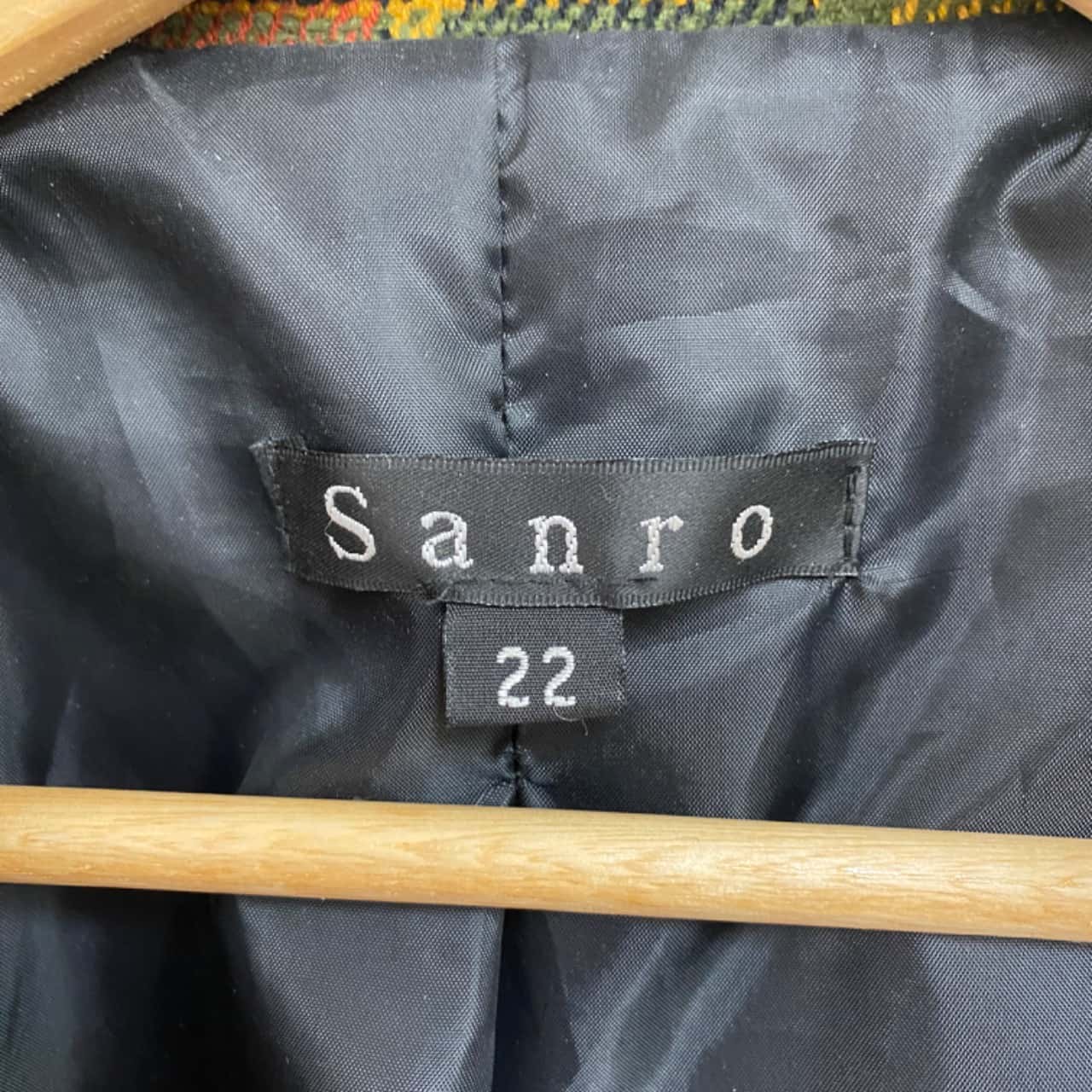 Sanro Womens Multicoloured Coat. (s)