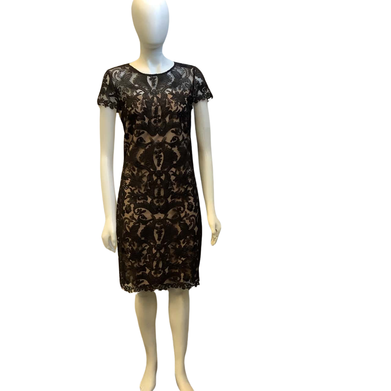 Brand New Basque Womens Size 12 Lace Dress Black