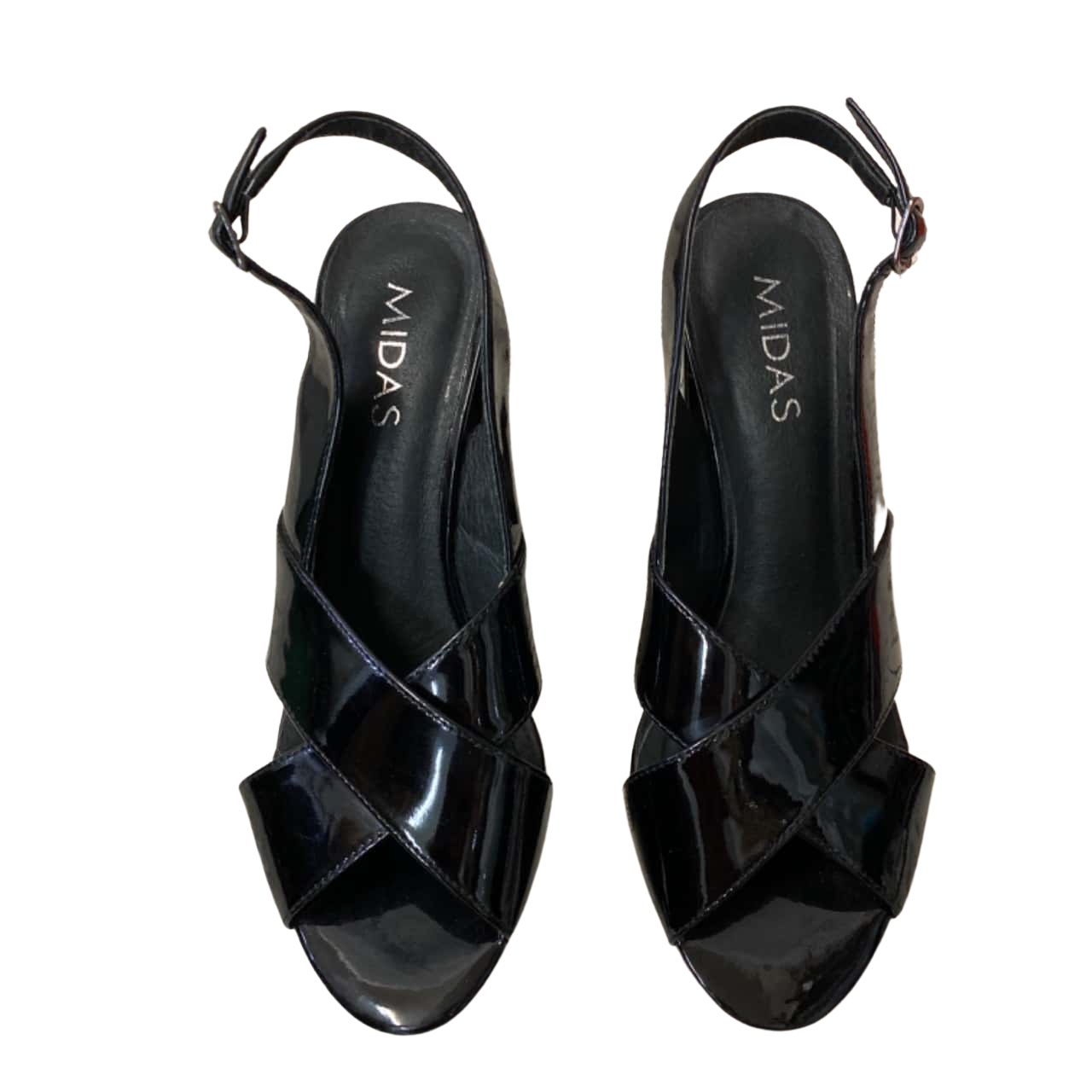 Midas Womens Size 37 Shoes Black