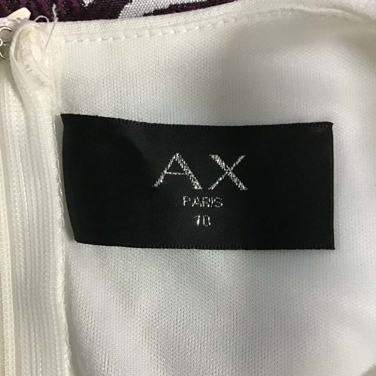 Ax Paris Womens Size 10 Sleeveless Dress with Silver Metallic ...