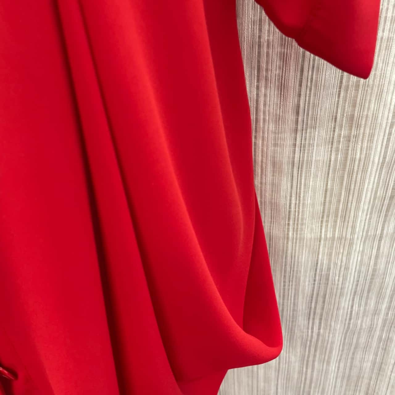 Joseph Ribkoff Womens Size 8 3/4 Sleeve Top Red