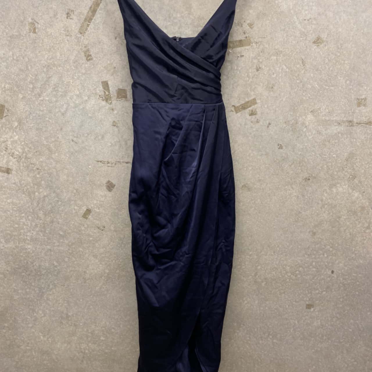 Showpo Womens Size 4 Navy Blue Dress