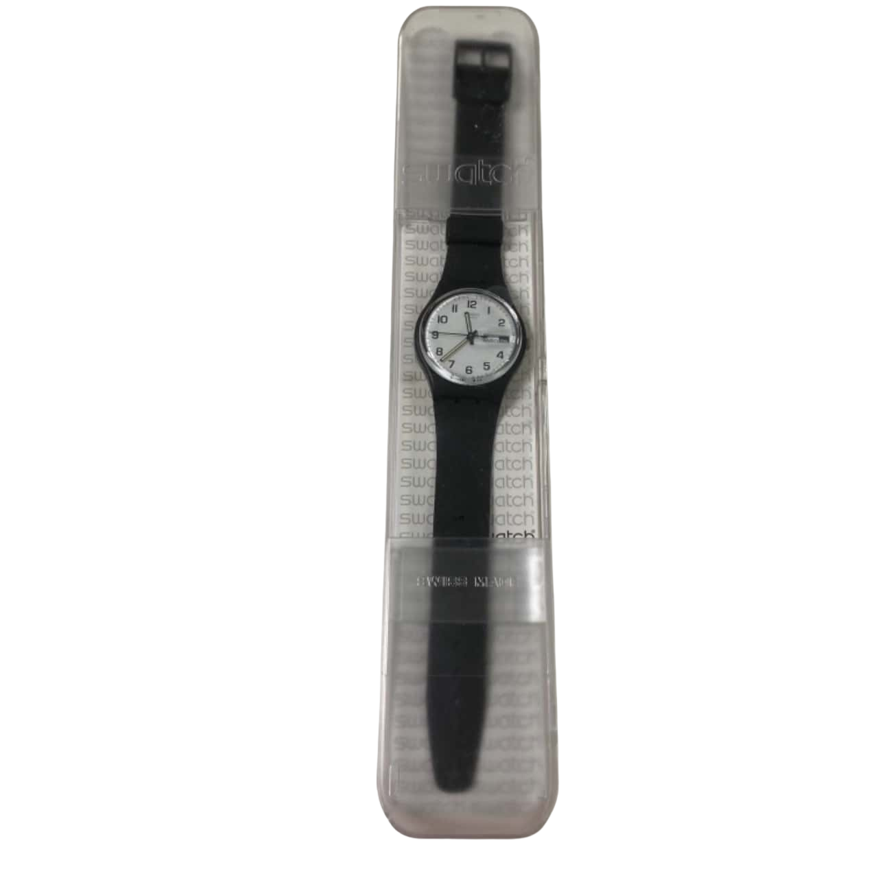 Swatch Unisex Watch Black 24cm (s)