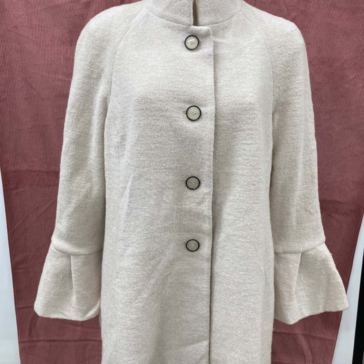 Basque Womens Size 16 Button Up Beige / Nude (s)