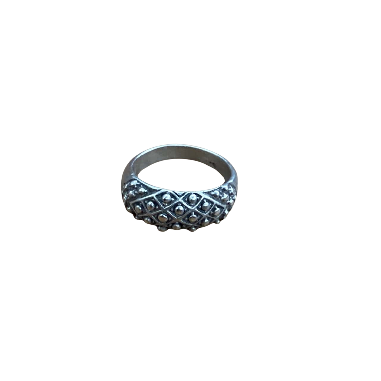 Womens Ring 925 Sterling Silver Stamped Ring