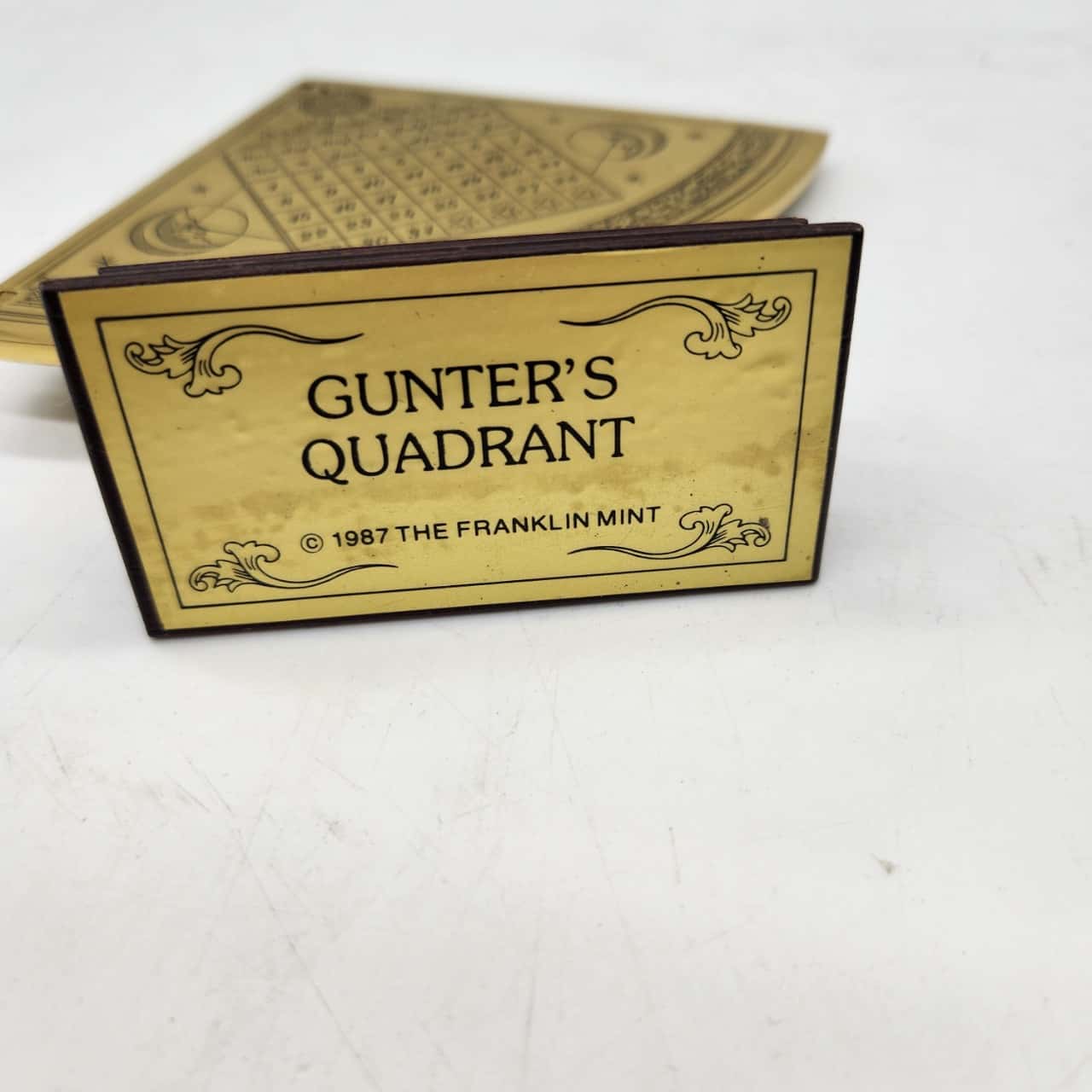 Franklin Mint Great Instruments of Discovery Gunter's Quadrant Vintage ...