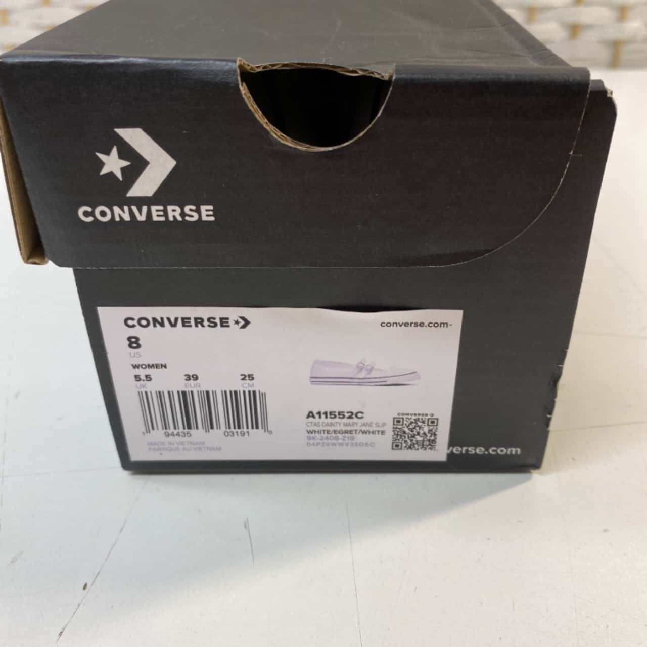 Women's Converse Dainty Mary Jane Slip White