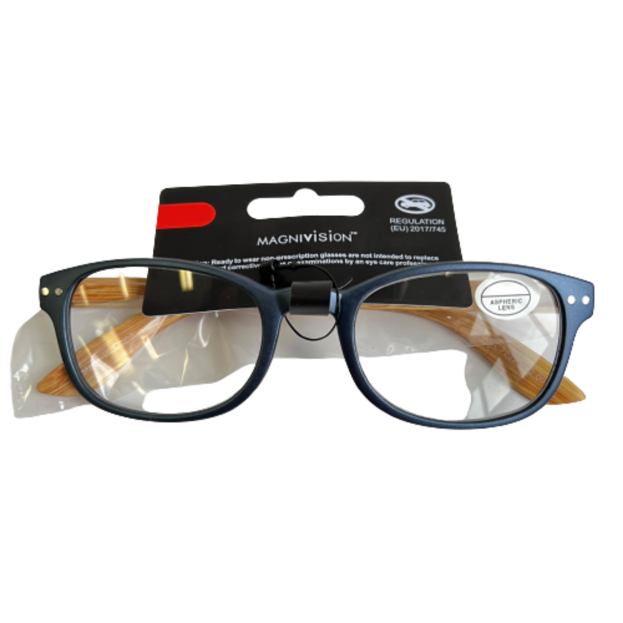 New MagniVision Unisex Reading Glasses +2.0 Blue Frame #292(s)