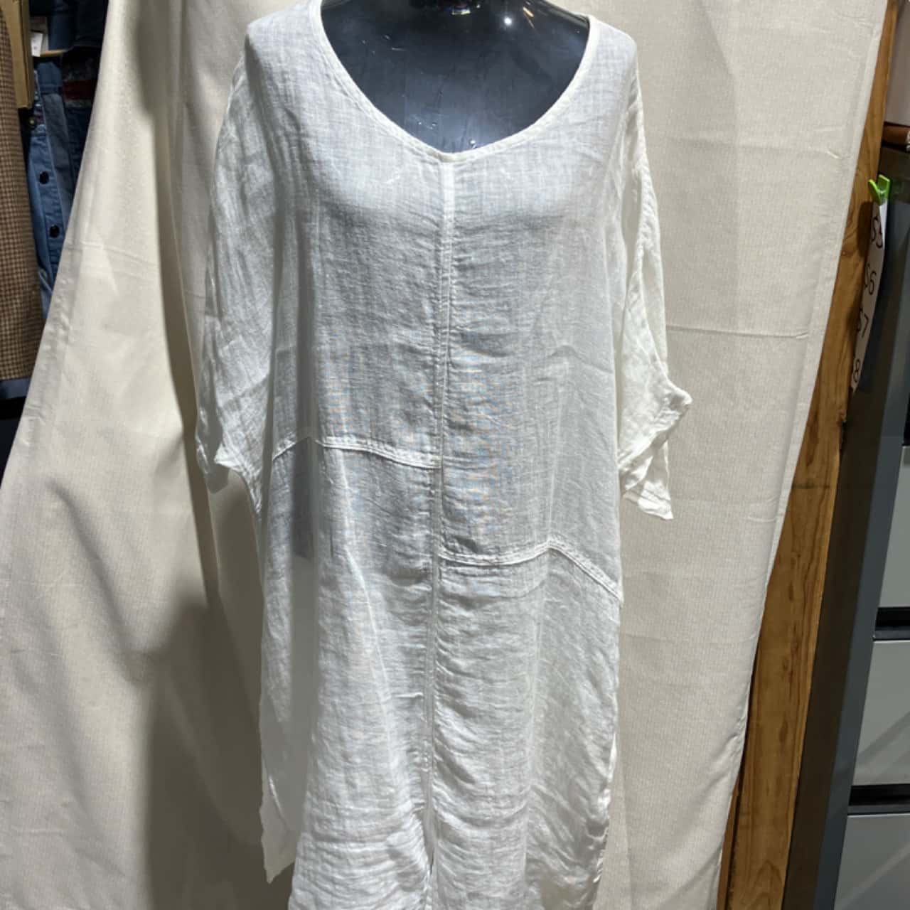 Womens Ladies One Size Harris Cotton Resort Collection Linen Relaxed ...