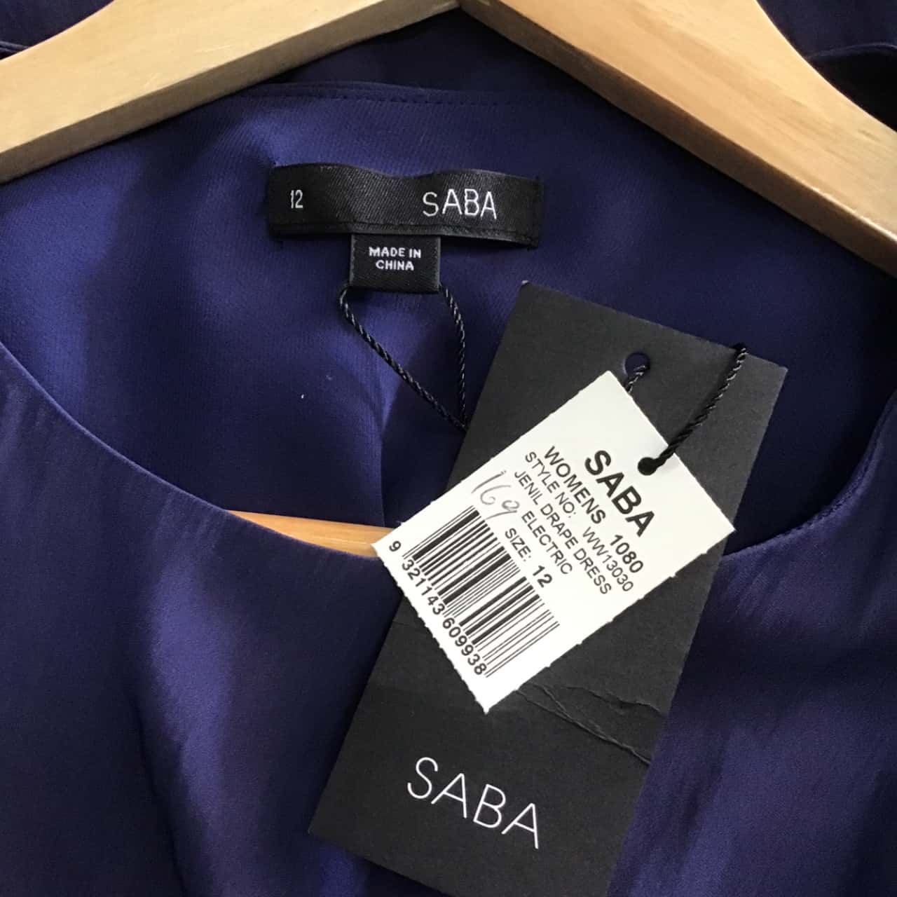 Saba, Womens,Size, 12, Sleeveless, Dress,Navy, Blue (s)