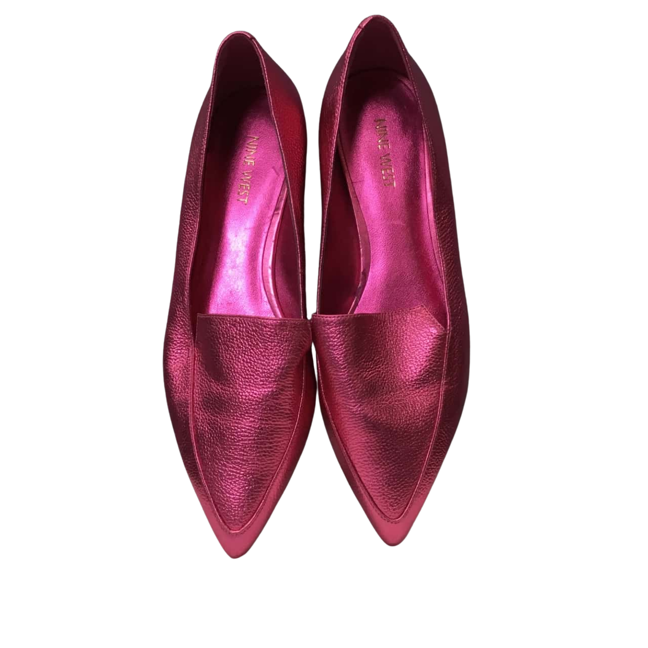 Women’s Nine West Size 8.5 Metallic Pink Pointed Shoes(s)