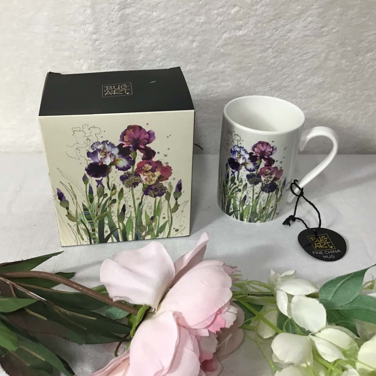 Bug Art Multicoloured Iris Fine China Mug (boxed)(s)
