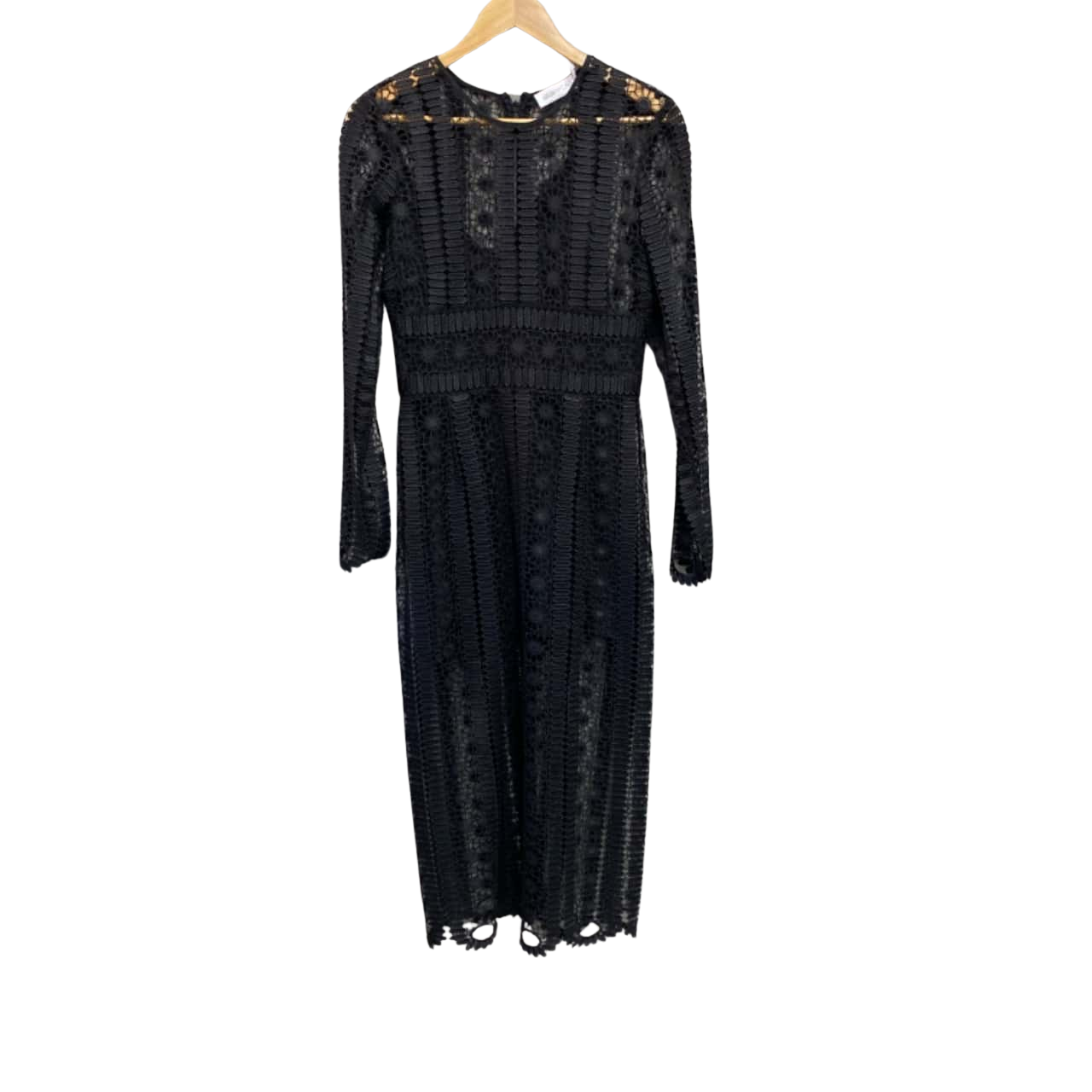 alice McCall Womens Size 8 Lace Long Sleeve Black (s)
