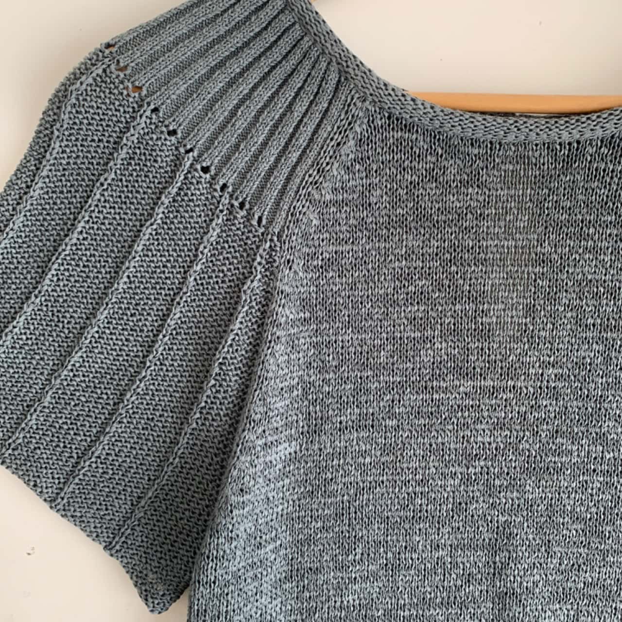 Saba Small Green Linen-Blend Knit(s)