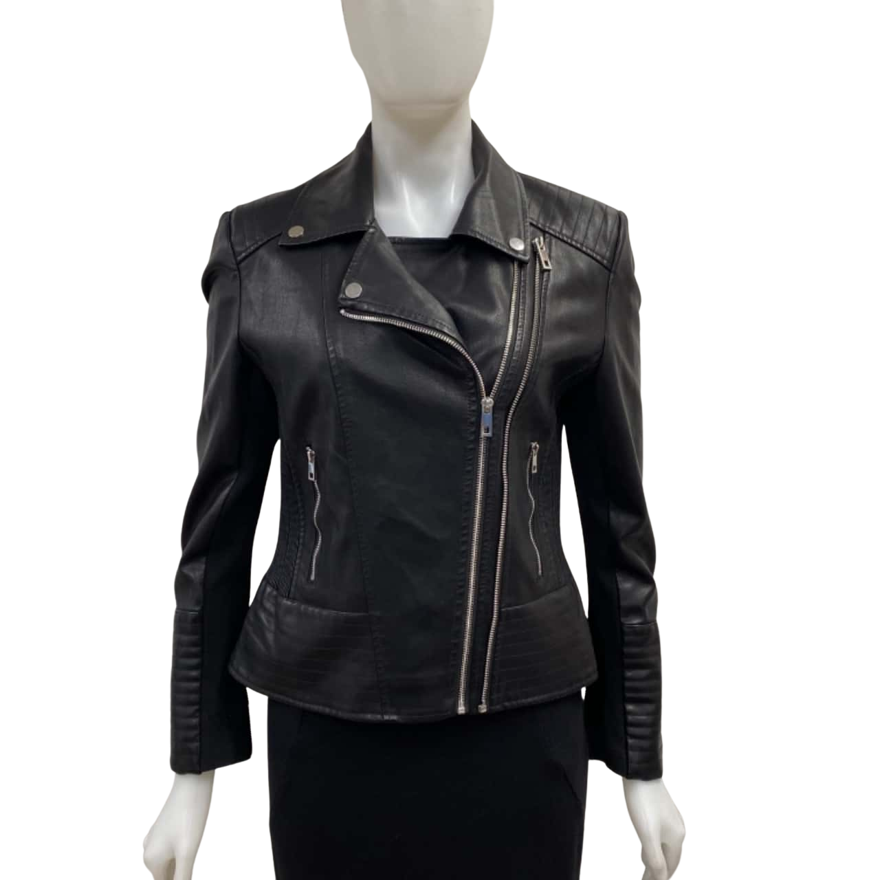 Forever New Womens Size 14 Open Jacket Black (s)