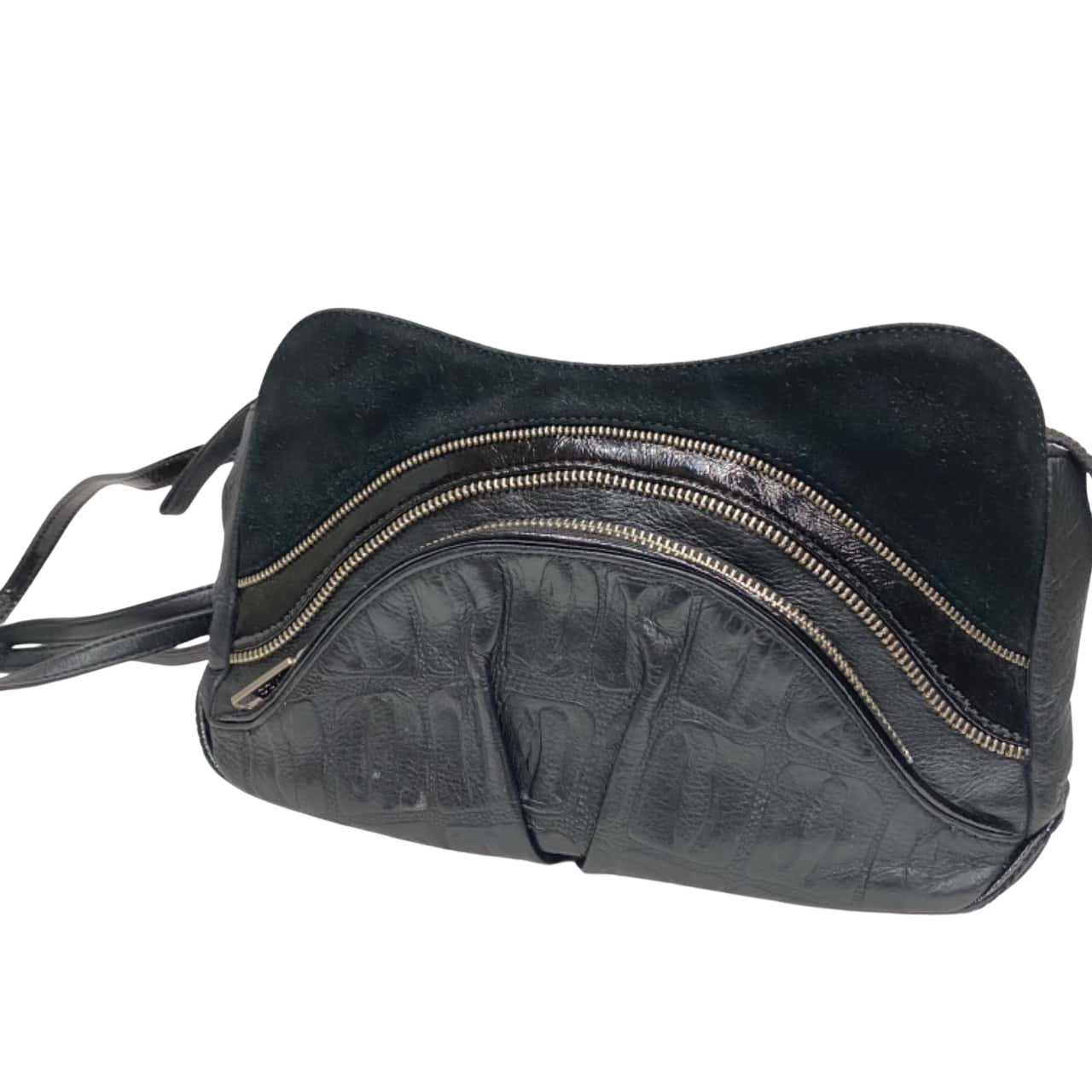 Womens Mimco Small Handbag with Zipper detail Shoulder Bag