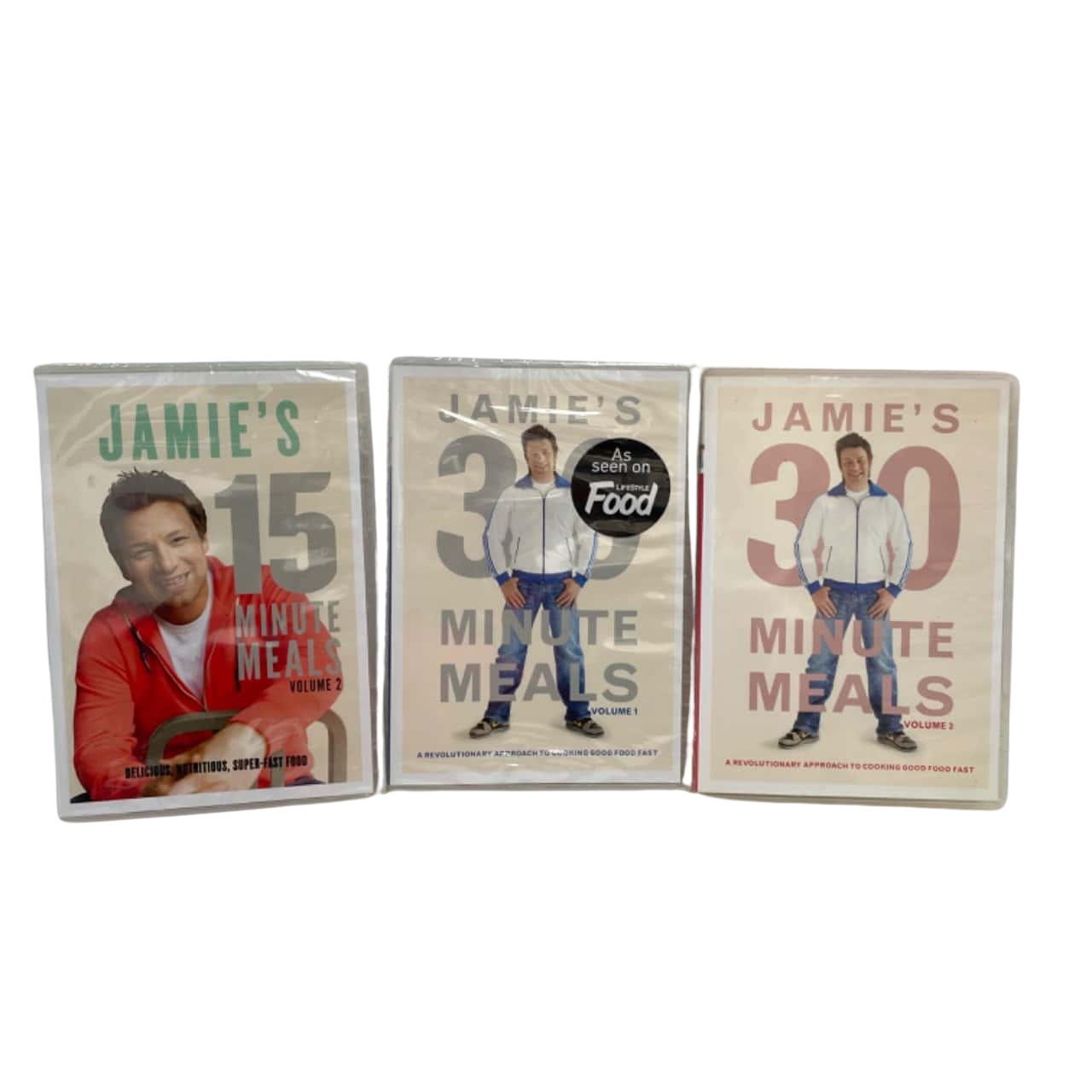 Jamie’s 15 & 30 Minute Meals x 3 DVDs