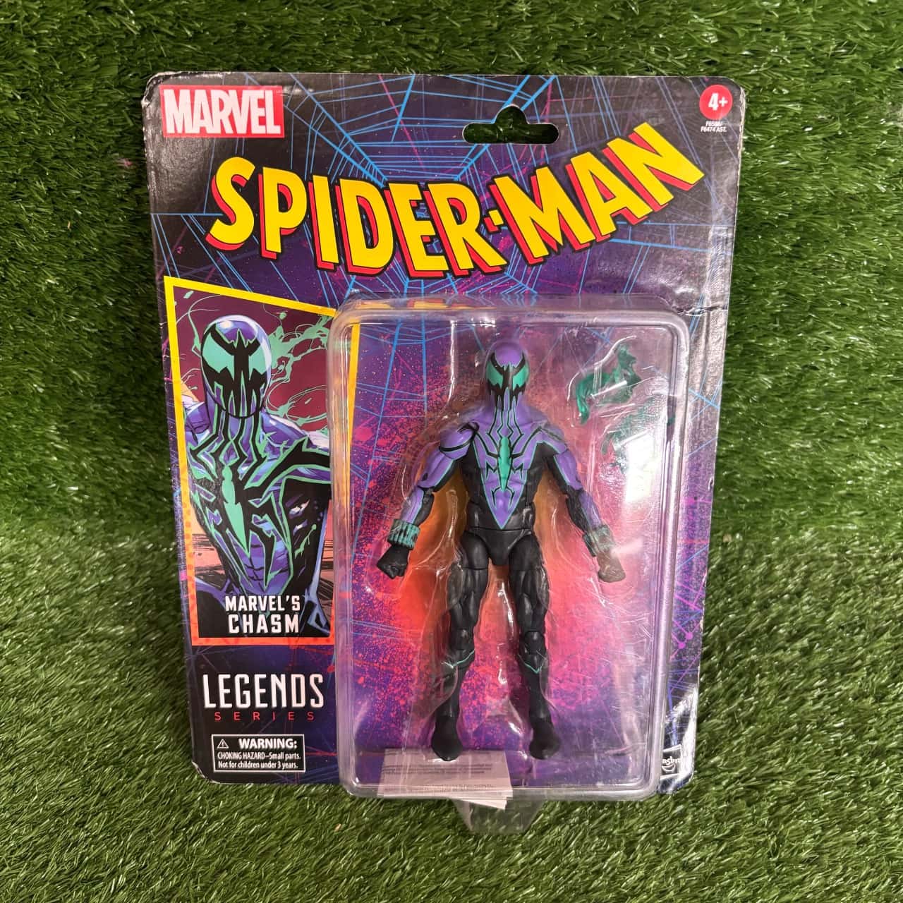 Marvel Legends Retro Series Spider-Man Marvel's Chasm Action Figure ...