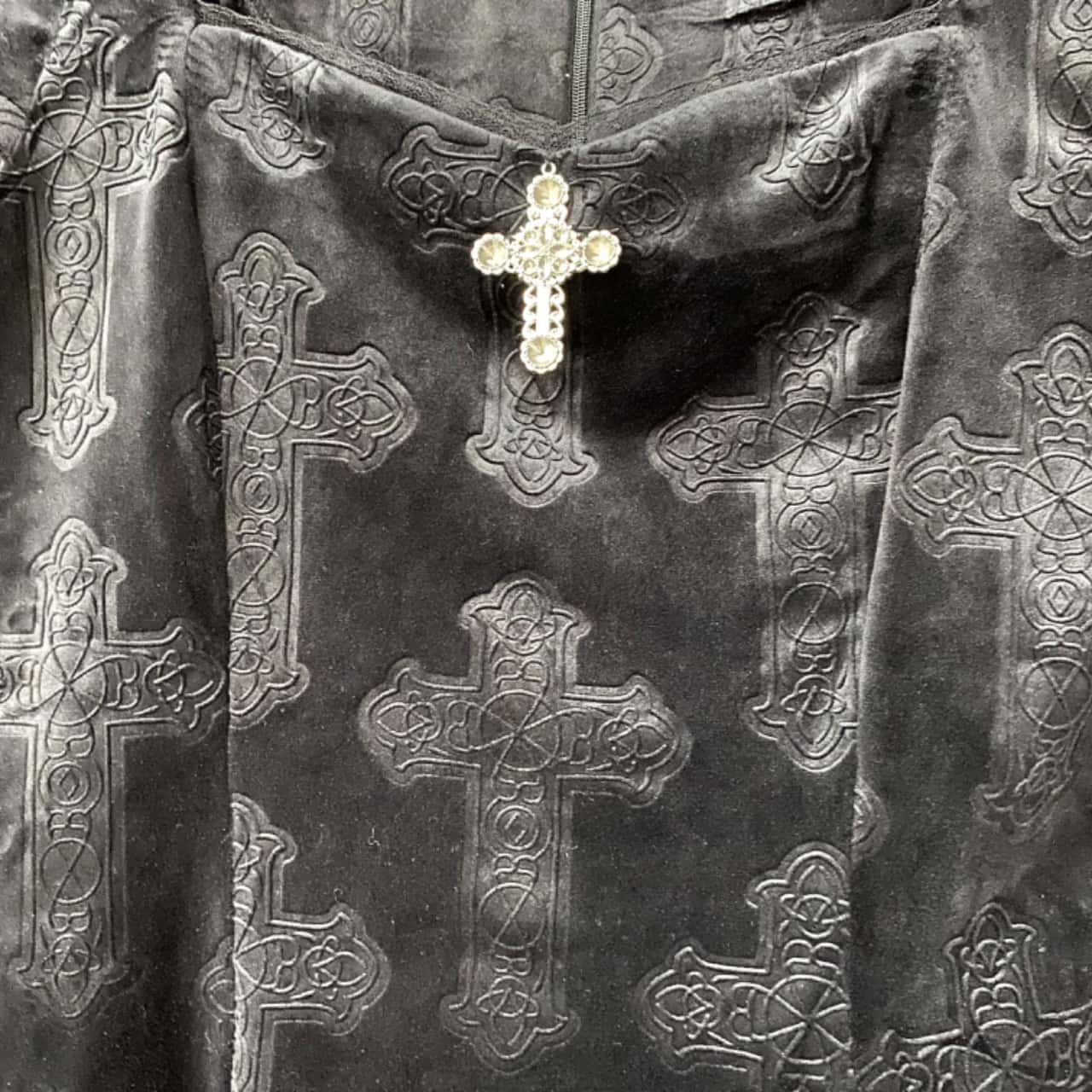 Dangerfield Womens Size 8 Mini / Short Sleeve Cross My Heart Velvet ...