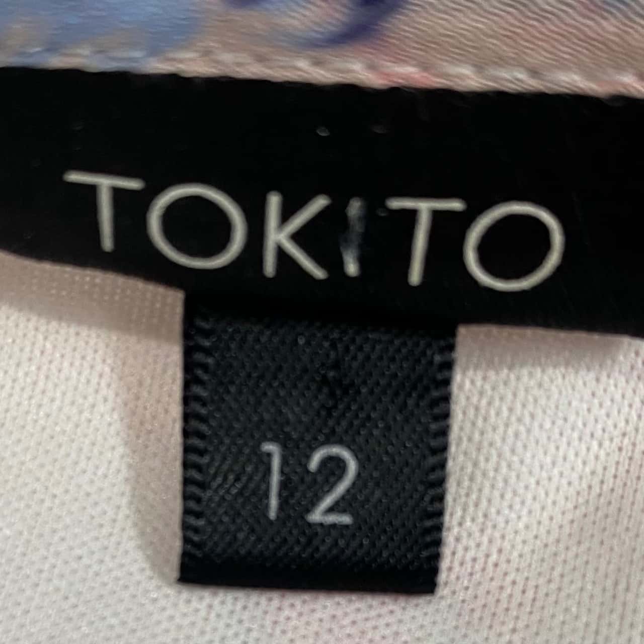 Tokito Womens Long Summer Dress Size 12 Blue / Multicoloured / Navy ...