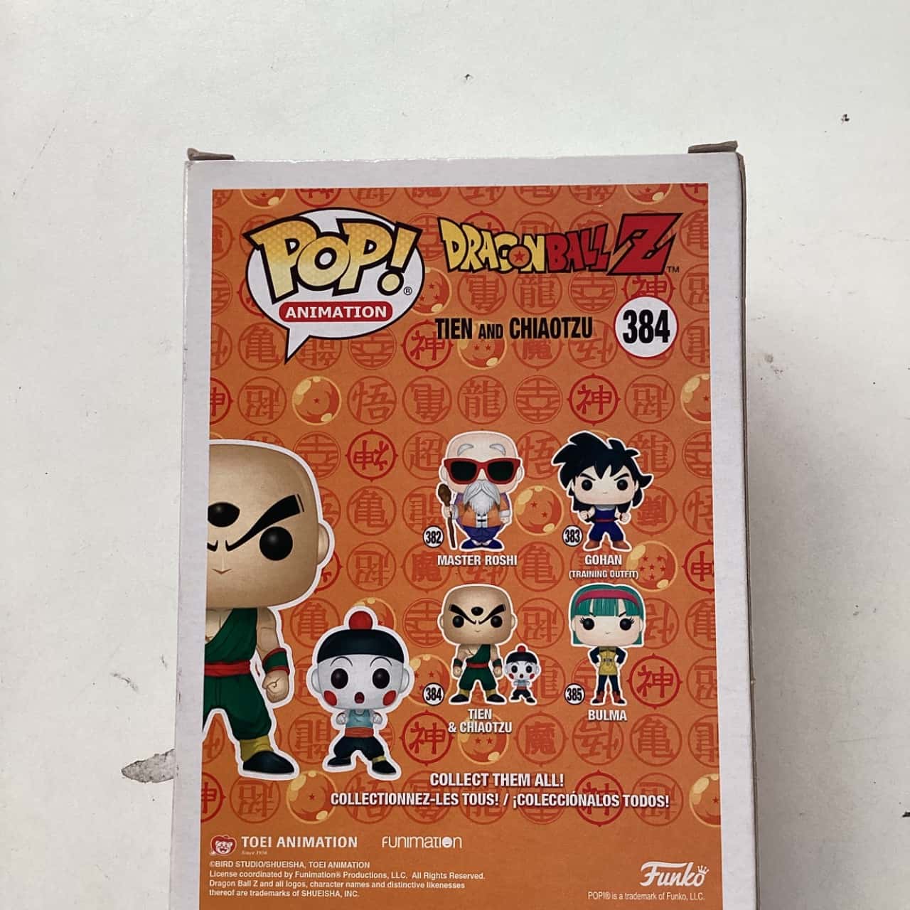 Funko pop! dragon ball Z Tien & Chiaotzu figure #384