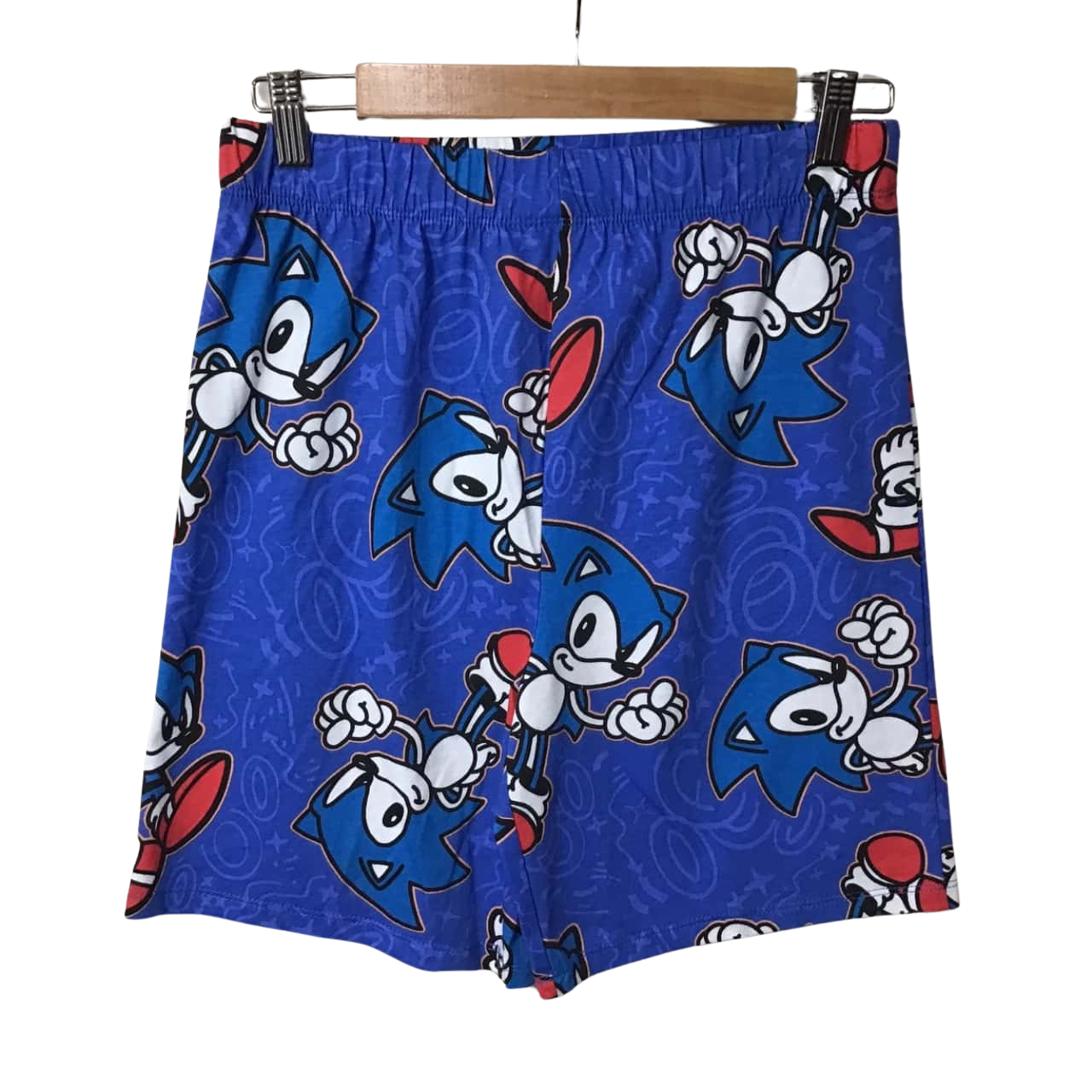 Boys Size 14 Blue Sonic The Hedgehog Pattern Elastic Waist Pyjama ...