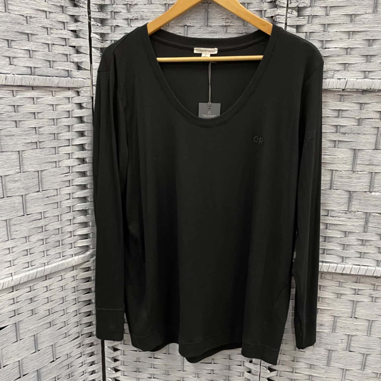 Country Road Womens Size XL Black PJ Top(s)