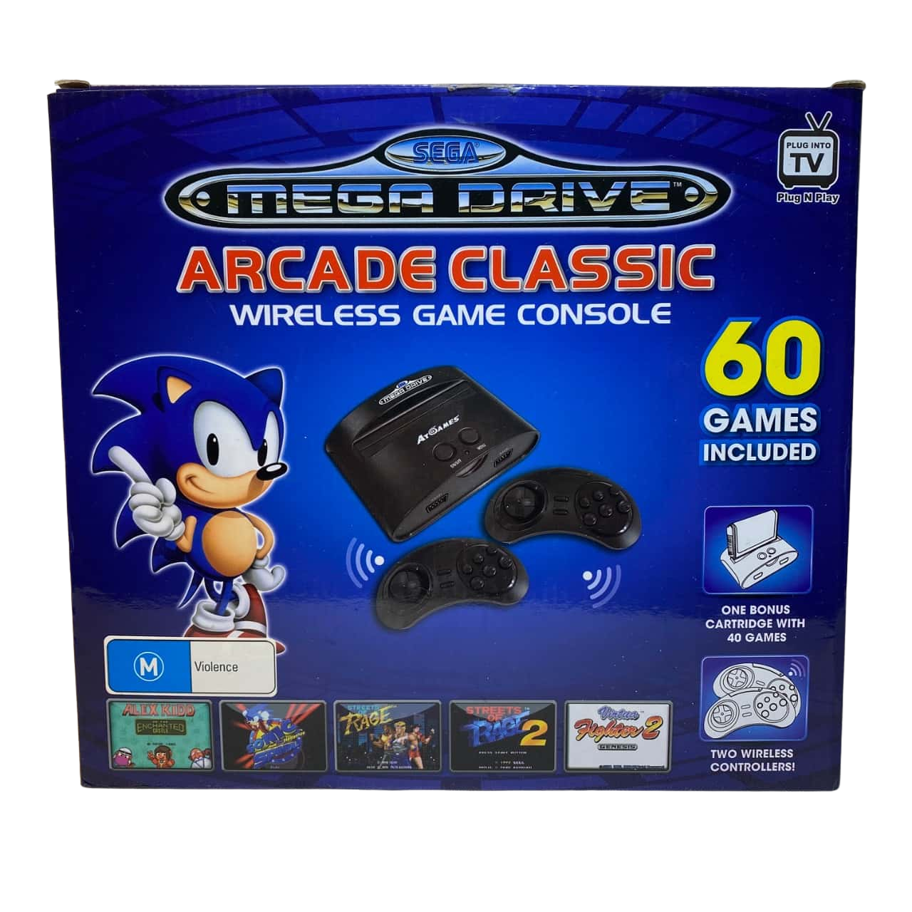Sega Mega Drive Arcade Classic Wireless Game Console 60 Games Included(s)