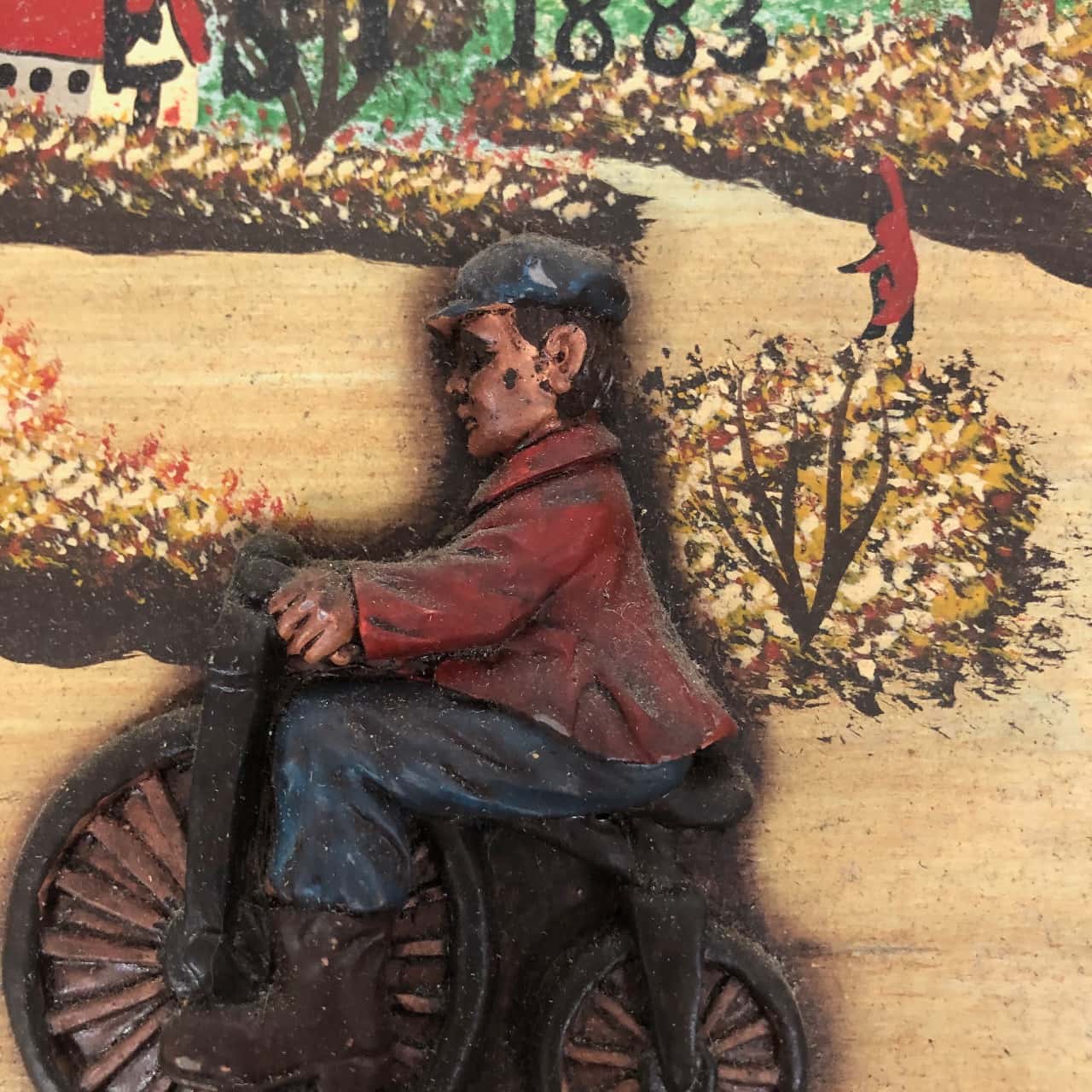 'Pollock Cycle Co. 1883' - Vintage 3D Decorative Sign(s)