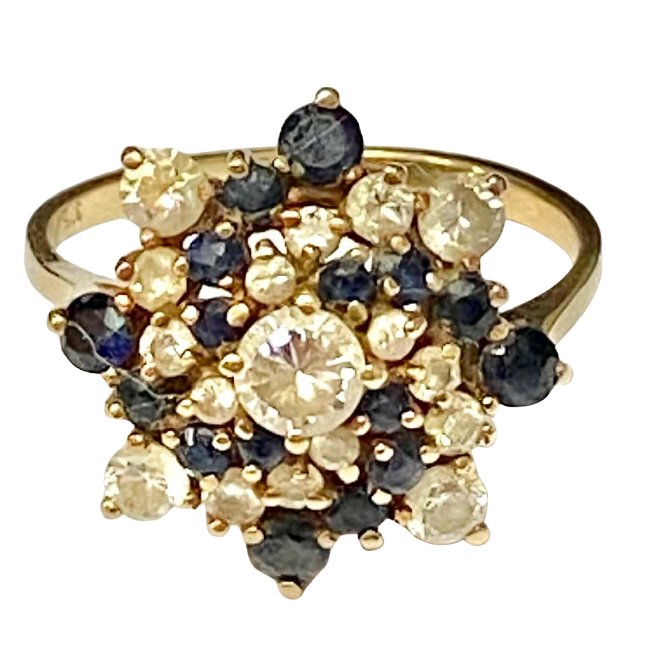 Vintage 9ct Gold Cluster Ring (s)