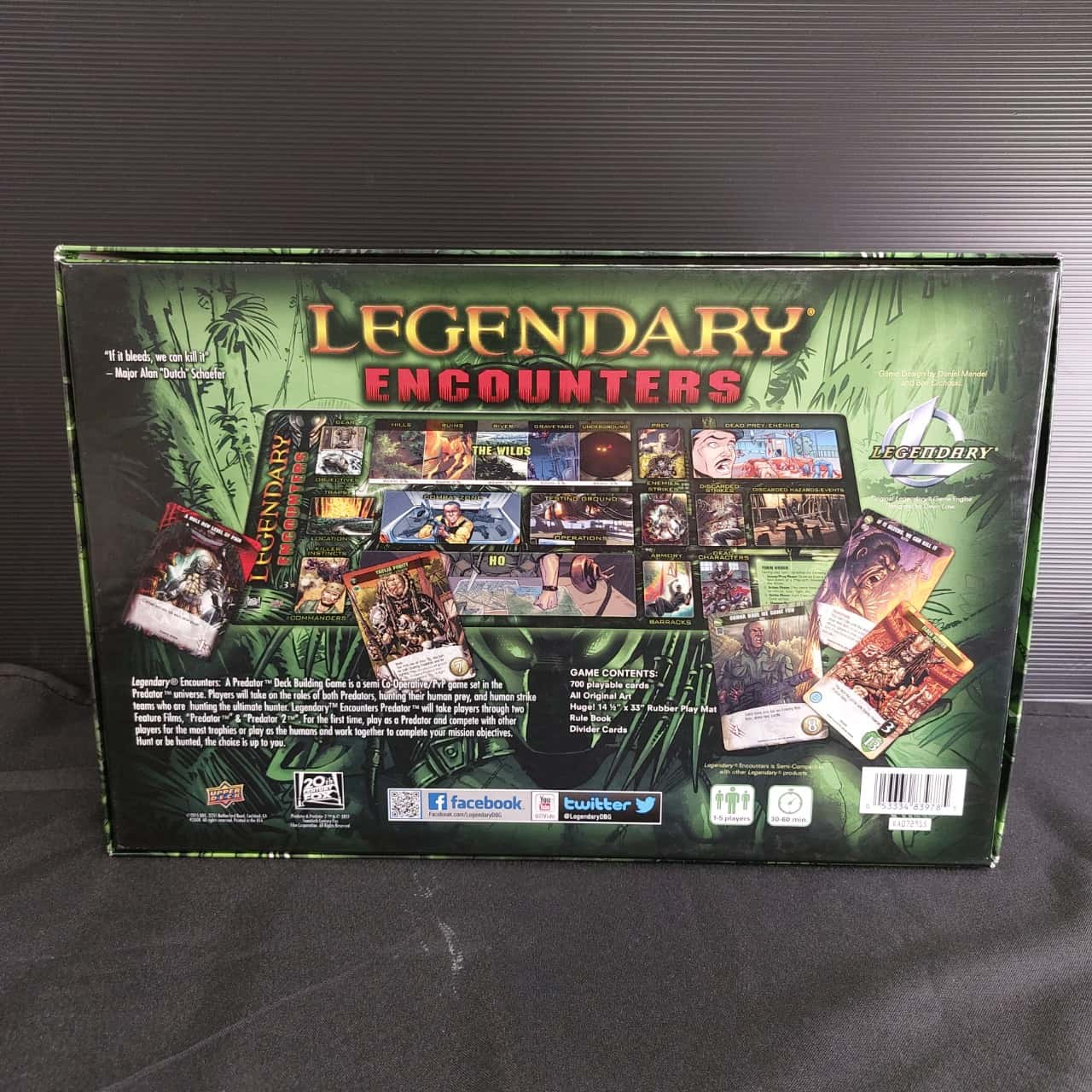 Upper Deck Legenday Encounters A Predator Deck Building Game(s)